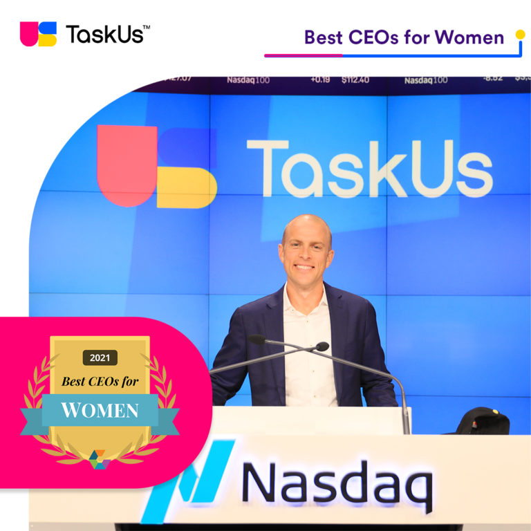 TaskUs Wins Comparably’s “Best CEO for Women” Award, Among Others | TaskUs