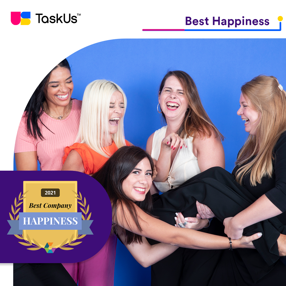 TaskUs Ranks on Comparably’s List of Companies with ‘Happiest Employees’ and ‘Best Compensation ...