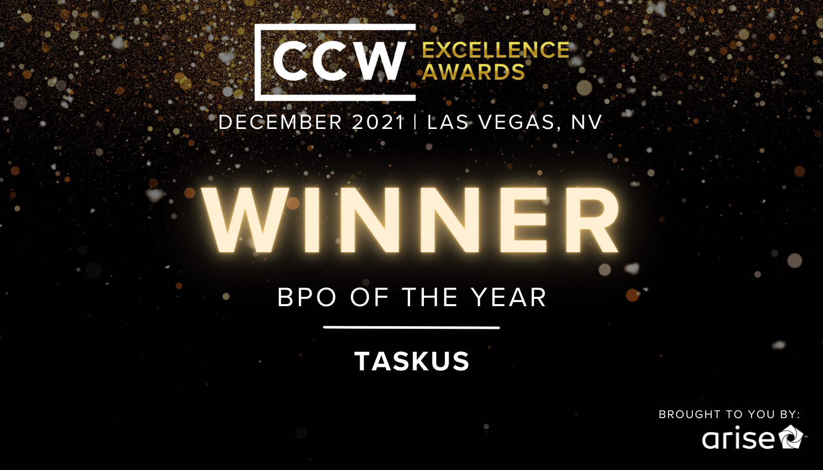 TaskUs Won BPO of the Year at 2021 CCW Excellence Awards | TaskUs