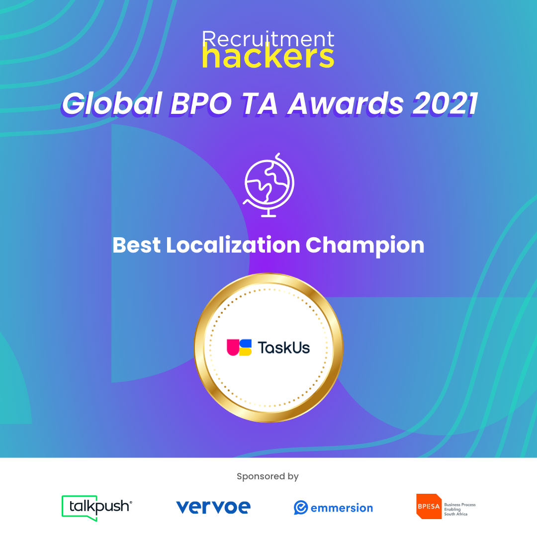 TaskUs wins “Best Localization Champion” and “Best Use of Intelligent ...