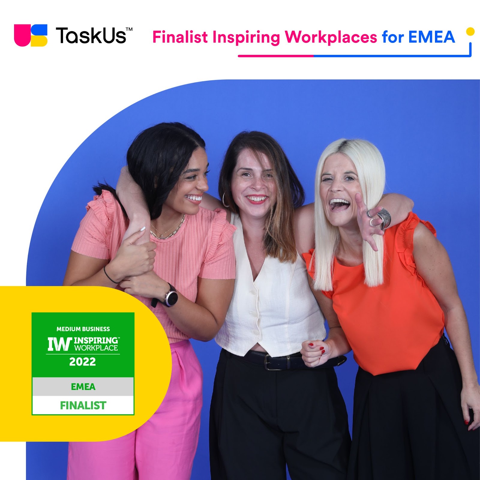 TaskUs joins Inspiring Workplaces’ Top 50 list for EMEA | TaskUs